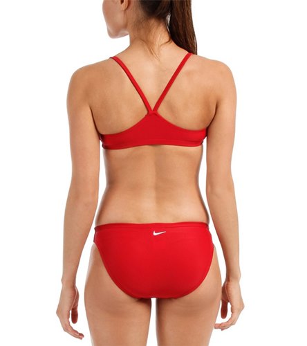 Nike Swim Nylon Core Solids Sport Top 2pc Swimsuit Set At Swimoutlet