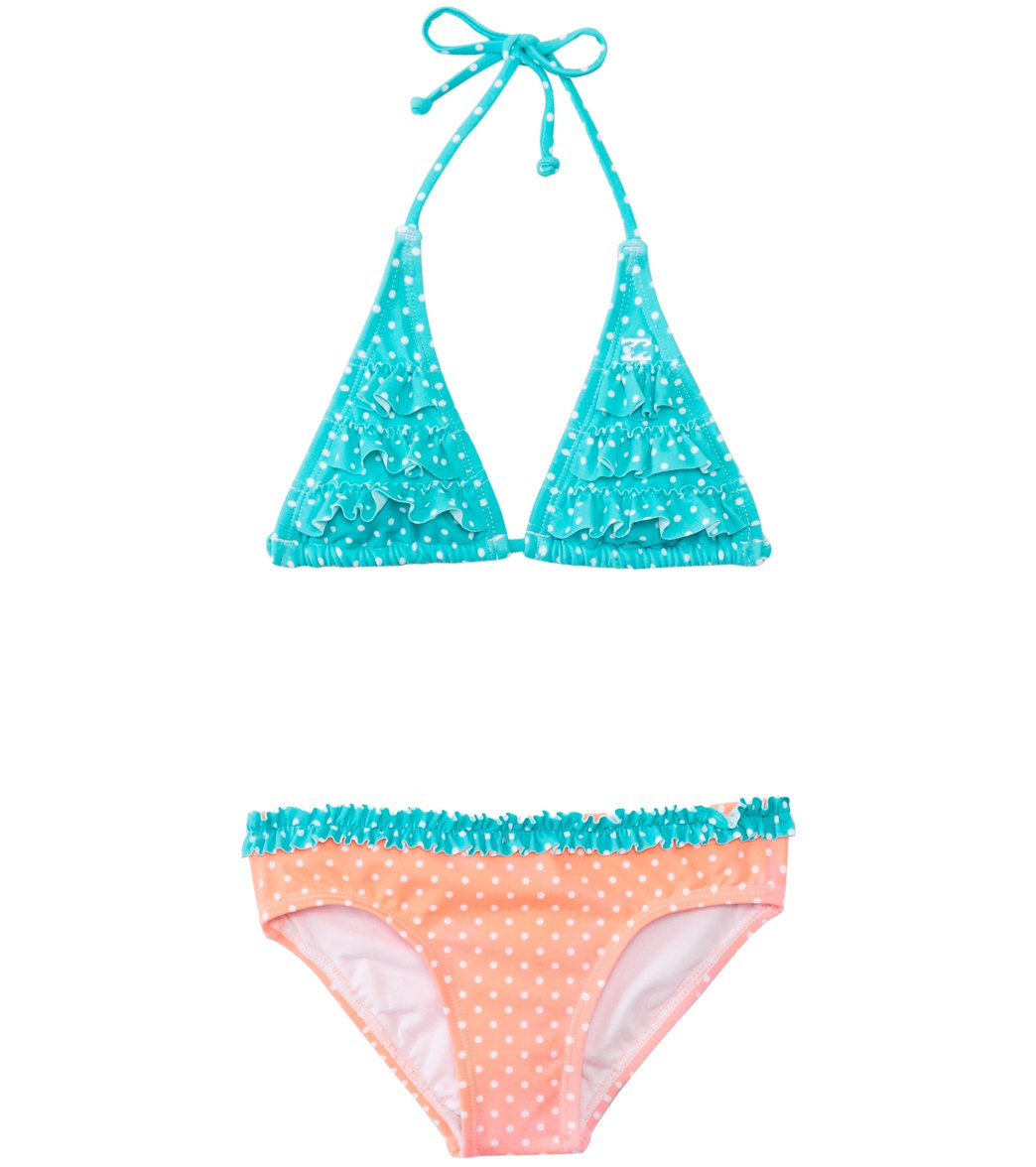 Billabong Girls Dot Triangle Set 4 14 At Free Shipping