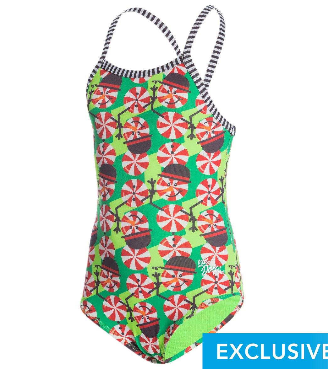 Dolfin Uglies SwimOutlet Exclusive Girls' Peppermint Patty One Piece ...
