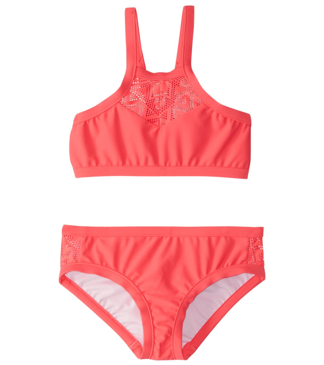 Seafolly Girls' Summer Essentials Tankini Set (6-16) at SwimOutlet.com ...