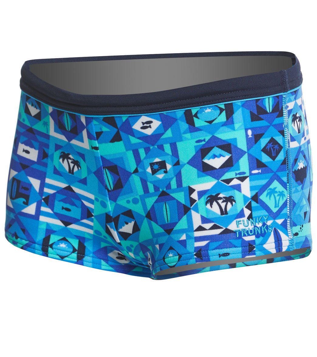 Funky Trunks Toddler Boys' Square Leg Swimsuit at SwimOutlet.com